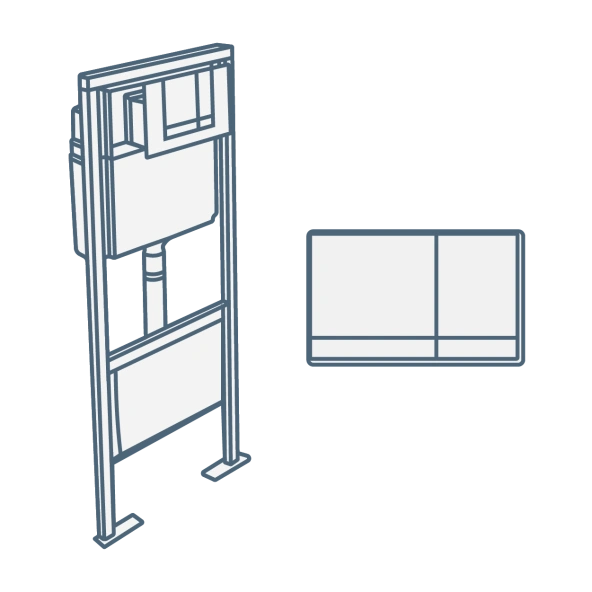 Concealed Cisterns with Flush Plates | Sanctuary Bathrooms