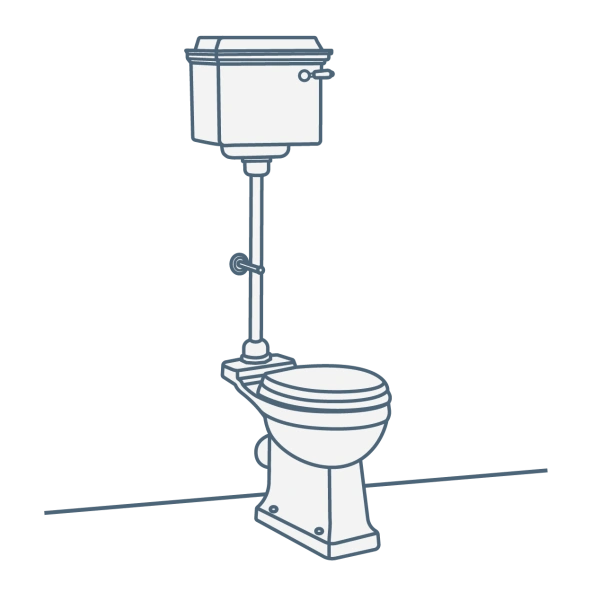Medium Level Toilet | Mid Level Toilet | Sanctuary Bathrooms