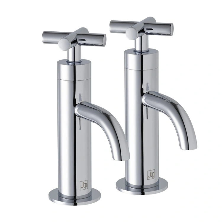 JTP Solex Chrome Basin Taps - 66011 | Sanctuary Bathrooms