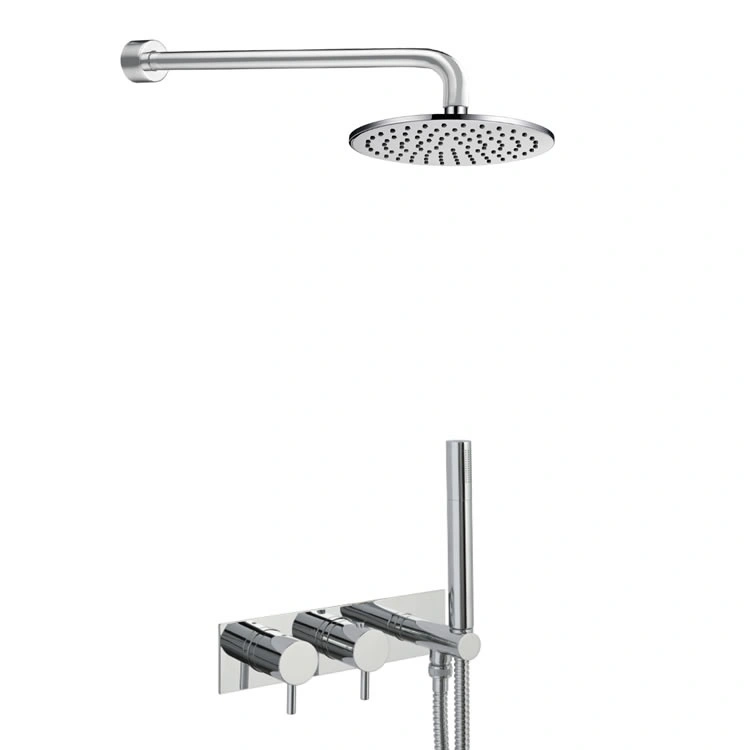JTP Thermostatic Concealed Shower Valve Pack With Shower Head & Arm ...