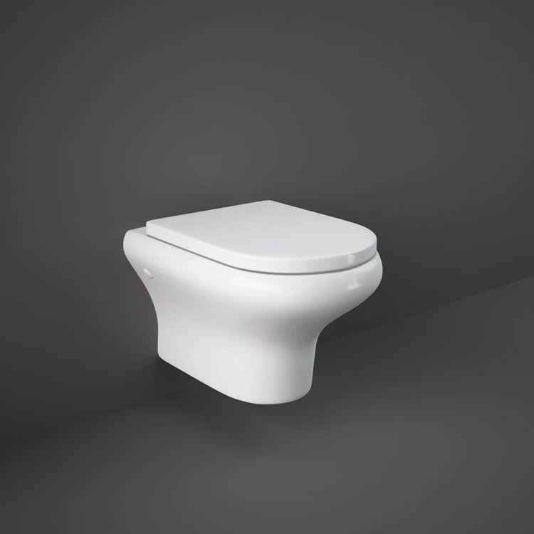Rak Compact Wall Hung WC With Hidden Fixations & Soft Close Seat ...