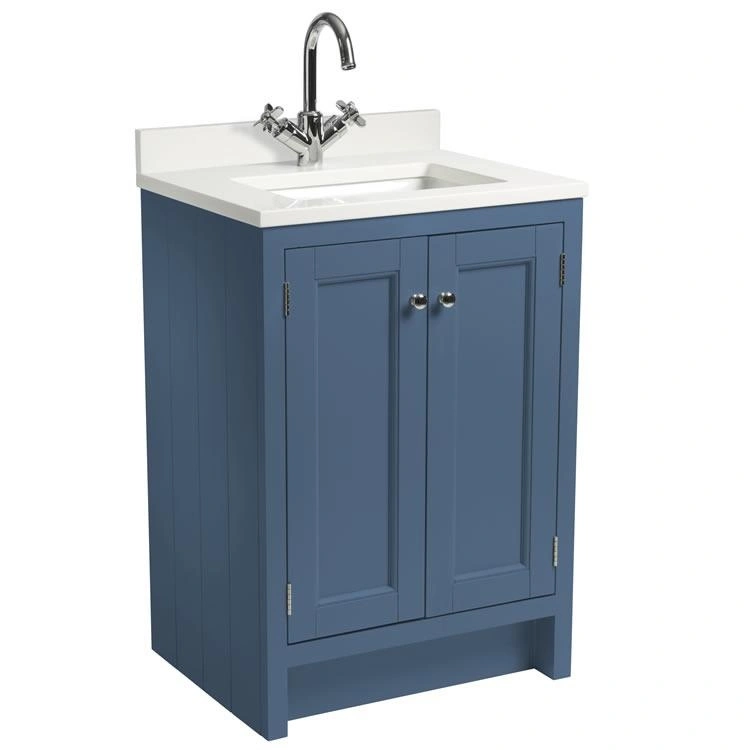 Roper Rhodes Hampton 600 Derwent Blue Underslung Unit & Worktop ...