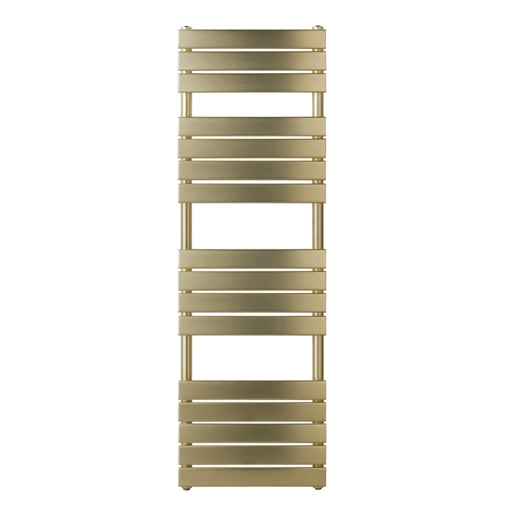 JTP Hix Brushed Brass Radiator | Sanctuary Bathrooms
