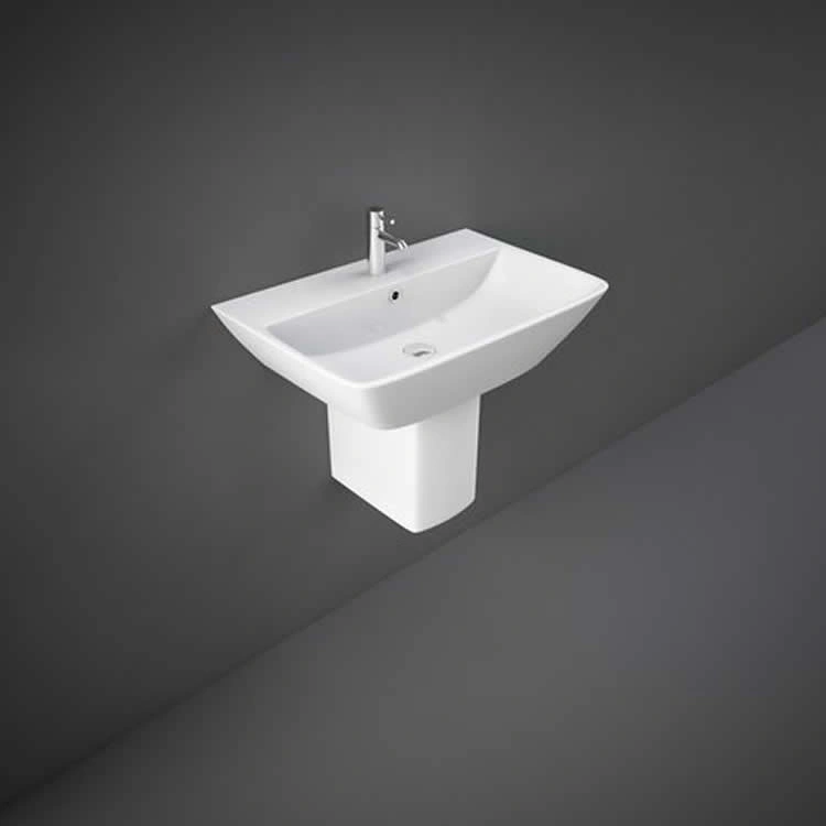 RAK Summit Basin & Semi Pedestal, RAK, Basins & Bowls | Sanctuary Bathrooms