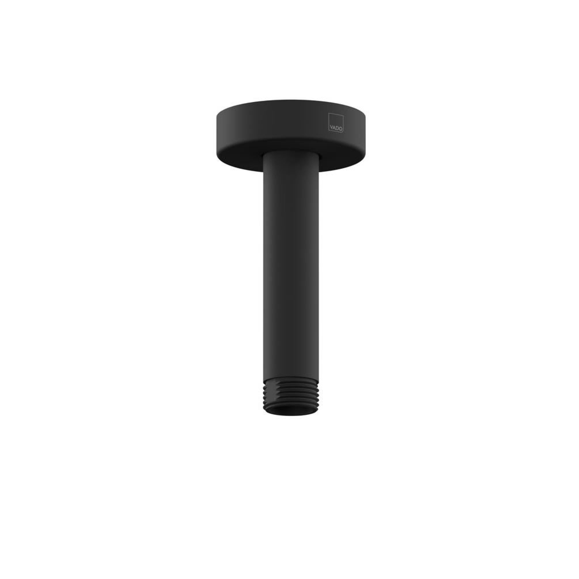 Vado Matt Black Ceiling Mounted Shower Arm