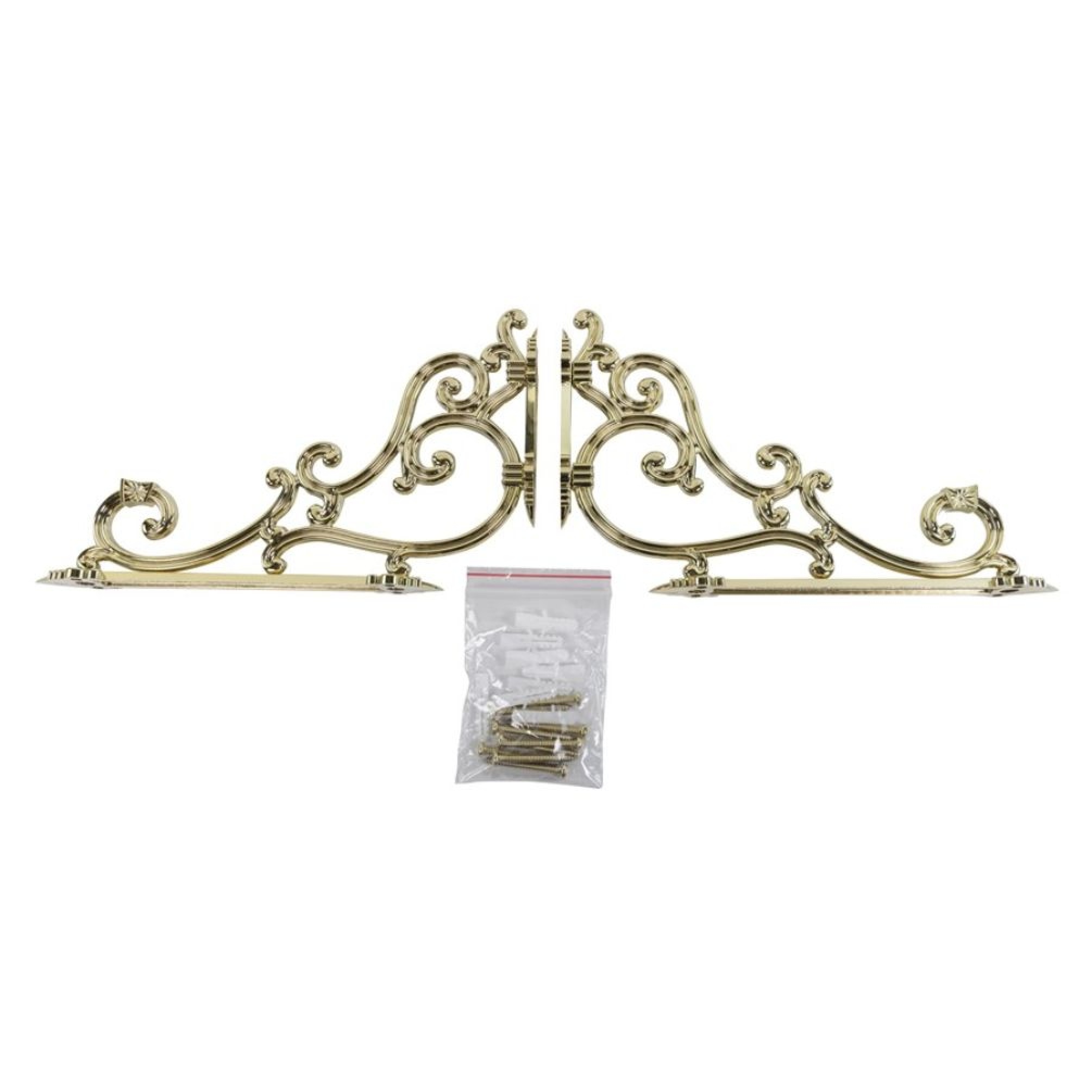 Burlington Gold Medium Ornate Brackets | Sanctuary