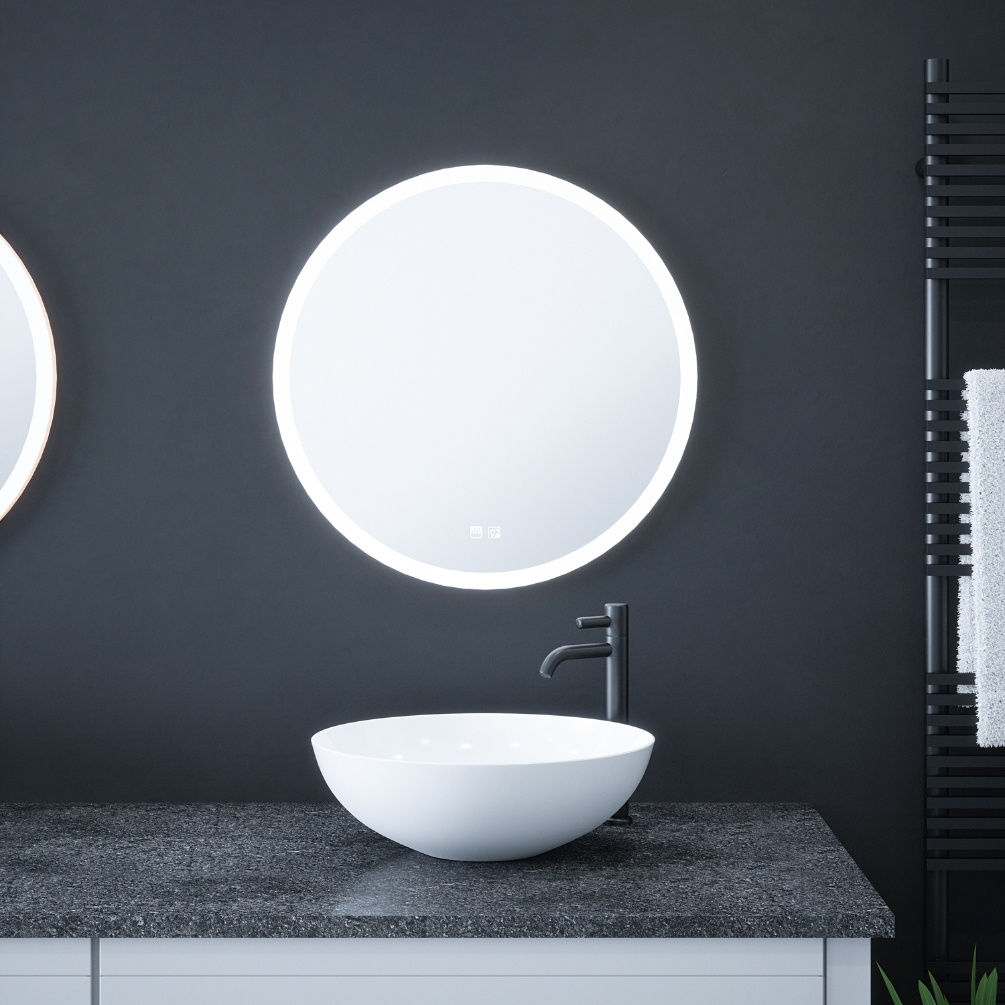 Bank Round Colour Changing LED Mirror | Sanctuary Bathrooms