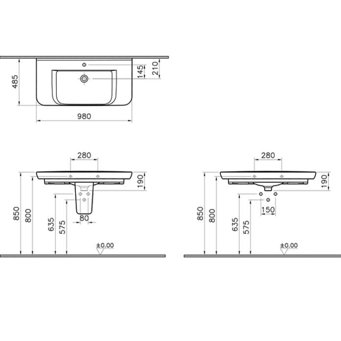 VitrA Designer Sento Basin | Sanctuary Bathrooms