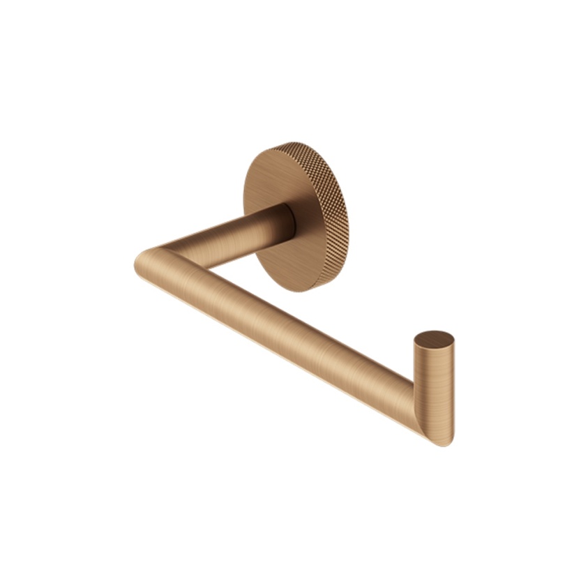 Abacus Iso Pro Brushed Bronze Toilet Roll Holder | Sanctuary