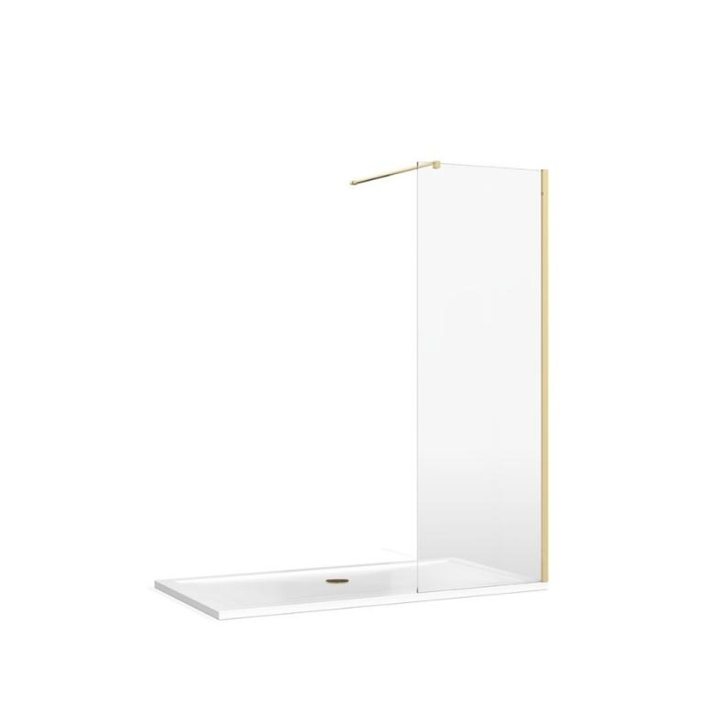 Burlington Gold Walk In Shower Enclosure | Sanctuary