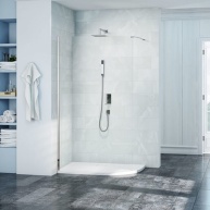Merlyn 8 Series Curved Wetroom Panel | Sanctuary Bathrooms
