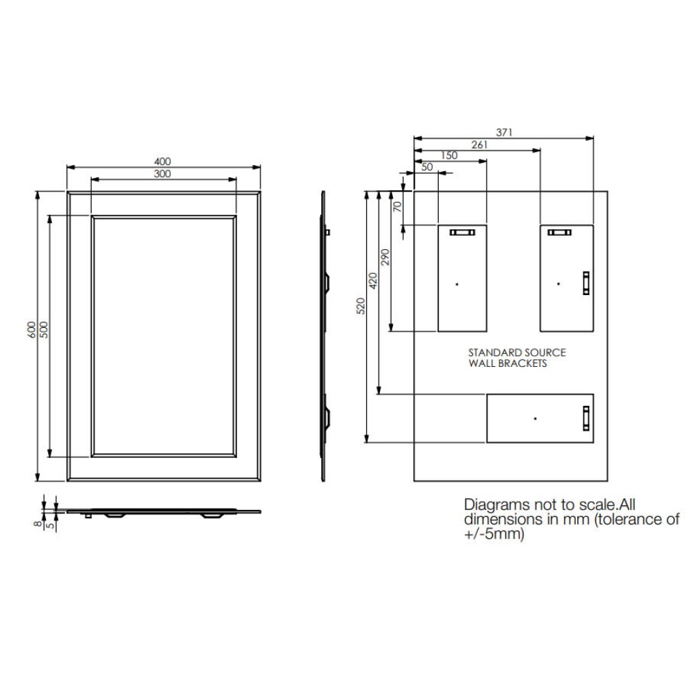 Roper Rhodes Elle 420mm Bathroom Mirror | Sanctuary Bathrooms