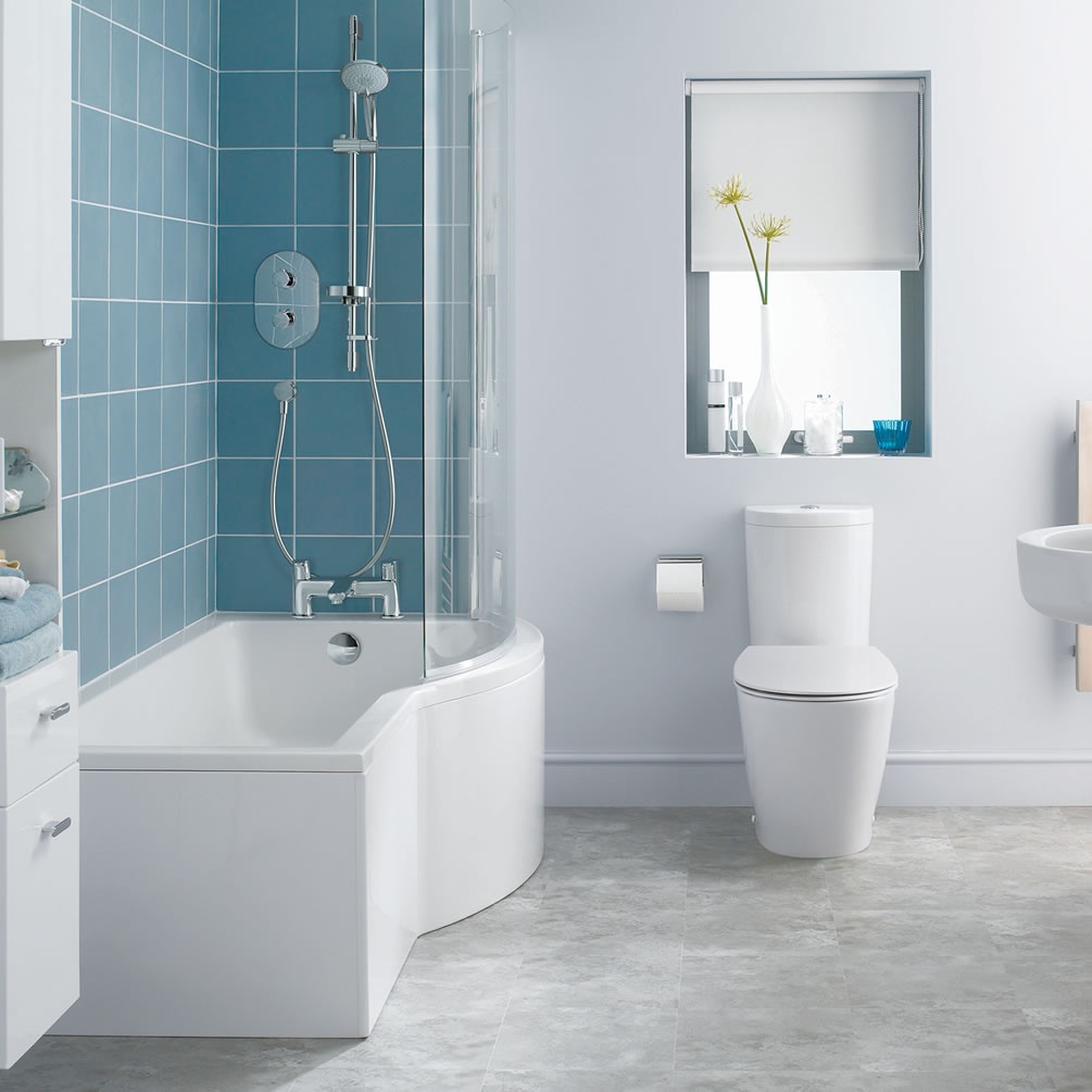 Ideal Standard Concept 1700x900 RH Shower Bath | Sanctuary Bathrooms