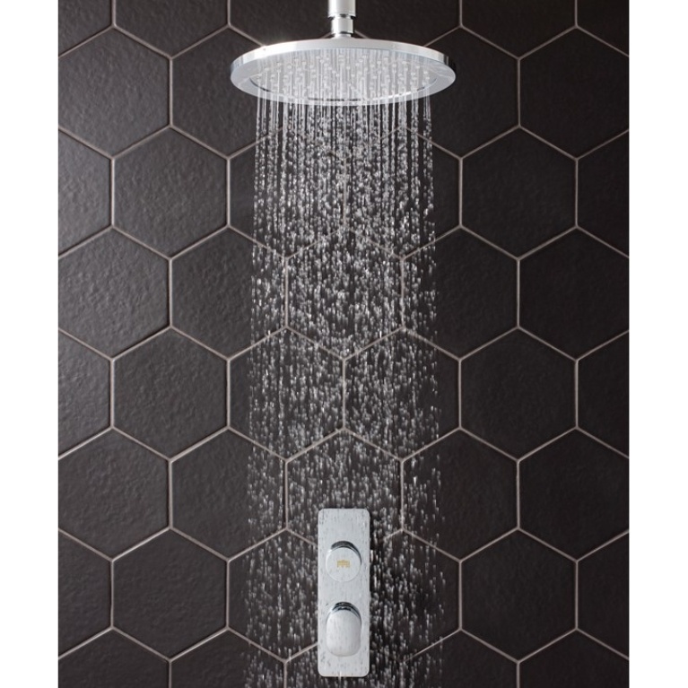 Crosswater Dial 225mm Easy Clean Shower Head | Sanctuary Bathrooms