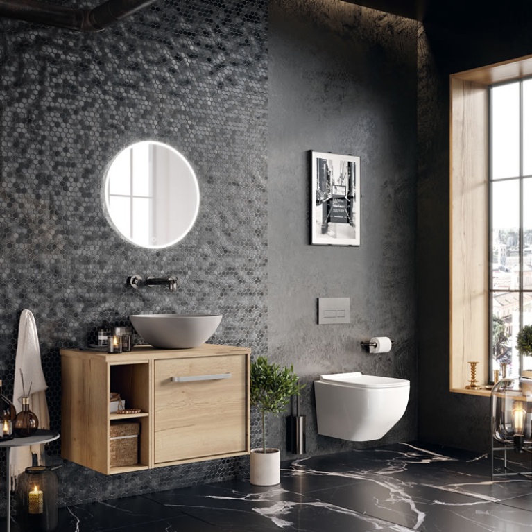 Crosswater Infinity 700 Windsor Oak Vanity Unit | Sanctuary Bathrooms