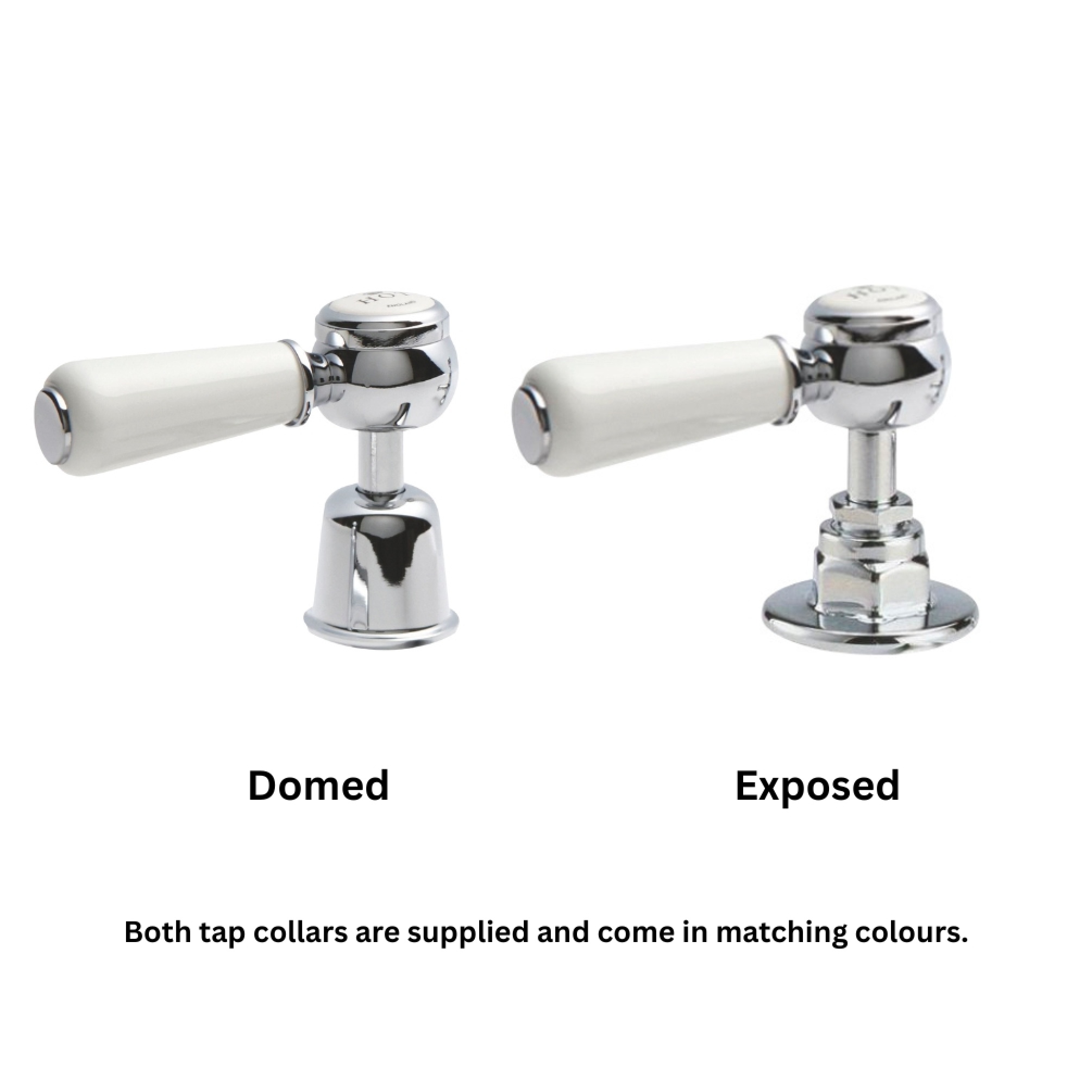 BC Sanitan Chrome Lever 3 Tap Hole Basin Mixer