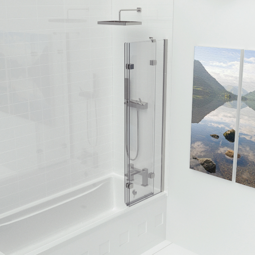 Kudos Inspire 3 Panel In Fold Bath Screen | Sanctuary Bathrooms