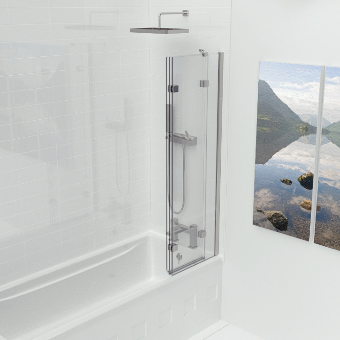 Kudos Inspire 3 Panel In Fold Bath Screen | Sanctuary Bathrooms