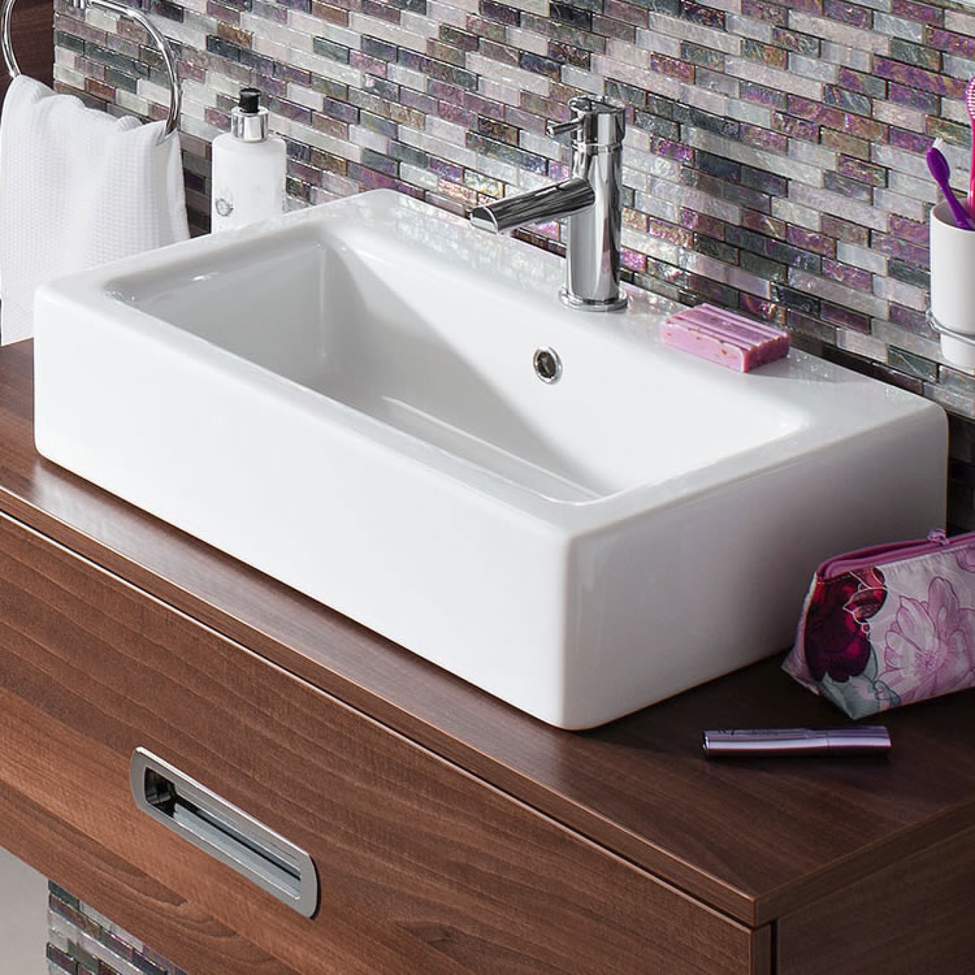 Crosswater Air 60 Countertop Basin | Sanctuary Bathrooms