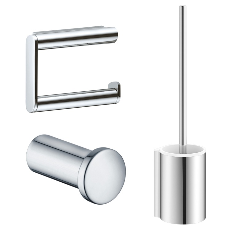 Keuco Chrome 3 Piece Accessory Pack | Sanctuary Bathrooms