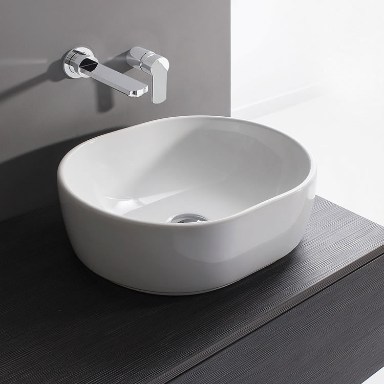 Crosswater Pearl Ceramic Countertop Basin | Sanctuary Bathrooms