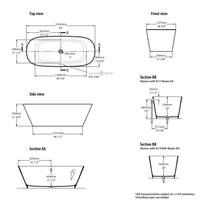Victoria + Albert Vetralla 2 Freestanding Bath | Sanctuary Bathrooms