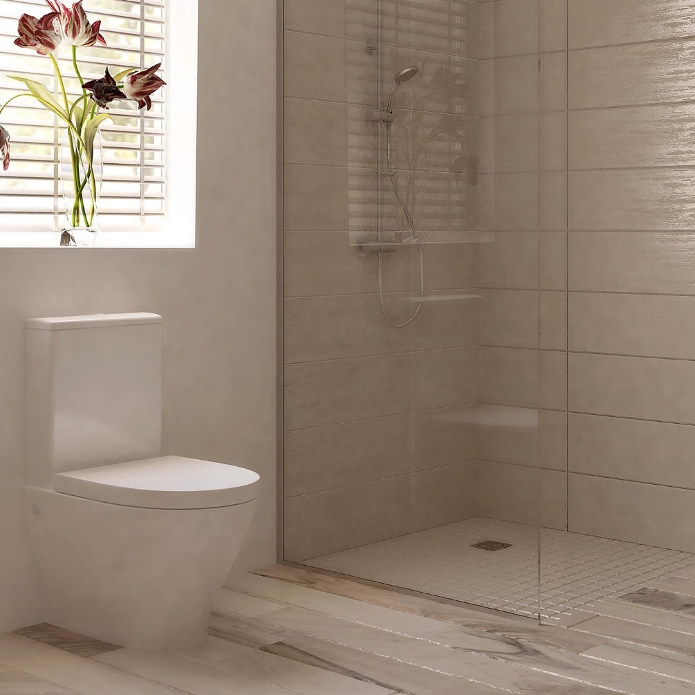 Apex 1400mm x 900mm Wet Room Shower Tray Former End Waste | Sanctuary