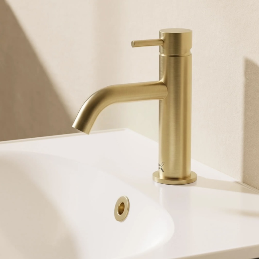 Crosswater MPRO XL Brass Basin Tap | Sanctuary Bathrooms