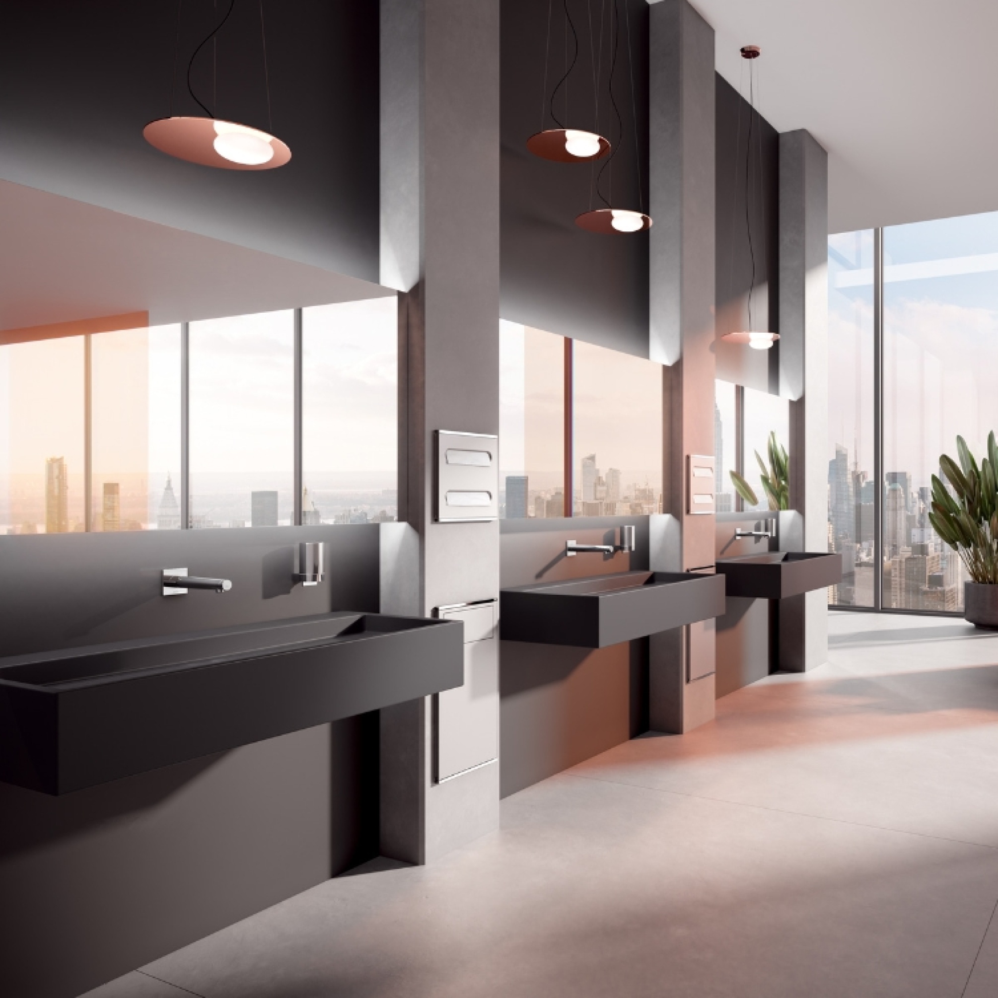 Keuco IXMO Round Wall Mounted Sensor Basin Mixer | Sanctuary