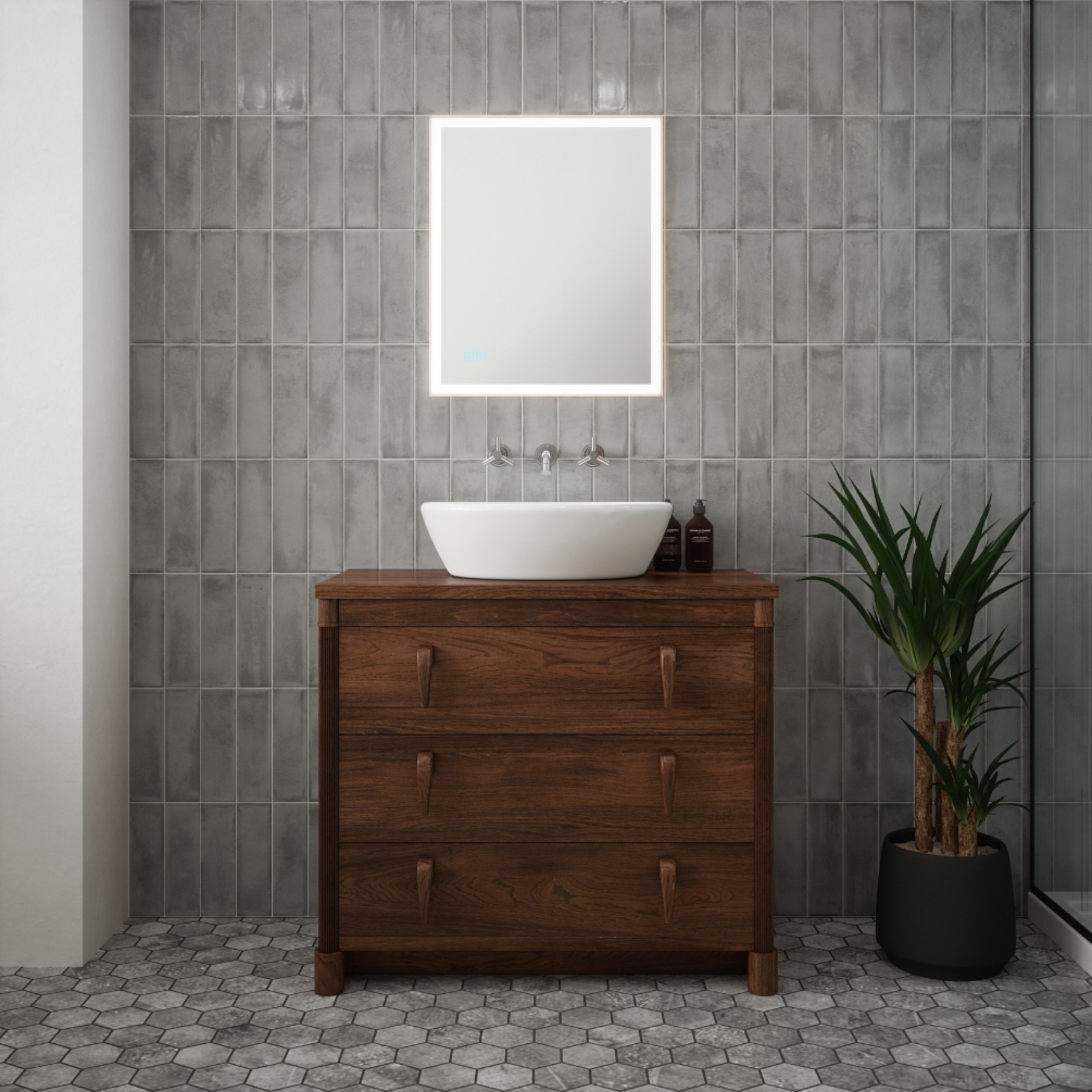 Soho 600 Colour Changing LED Mirror | Sanctuary Bathrooms
