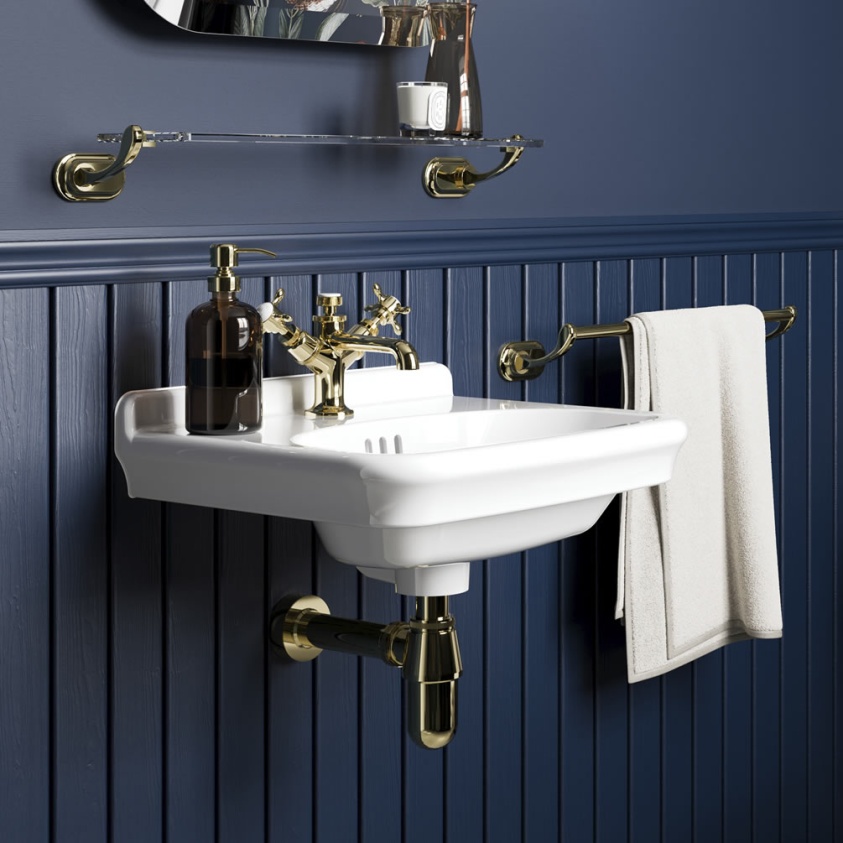 Burlington Guild 450mm Wall Hung Basin | Sanctuary Bathrooms