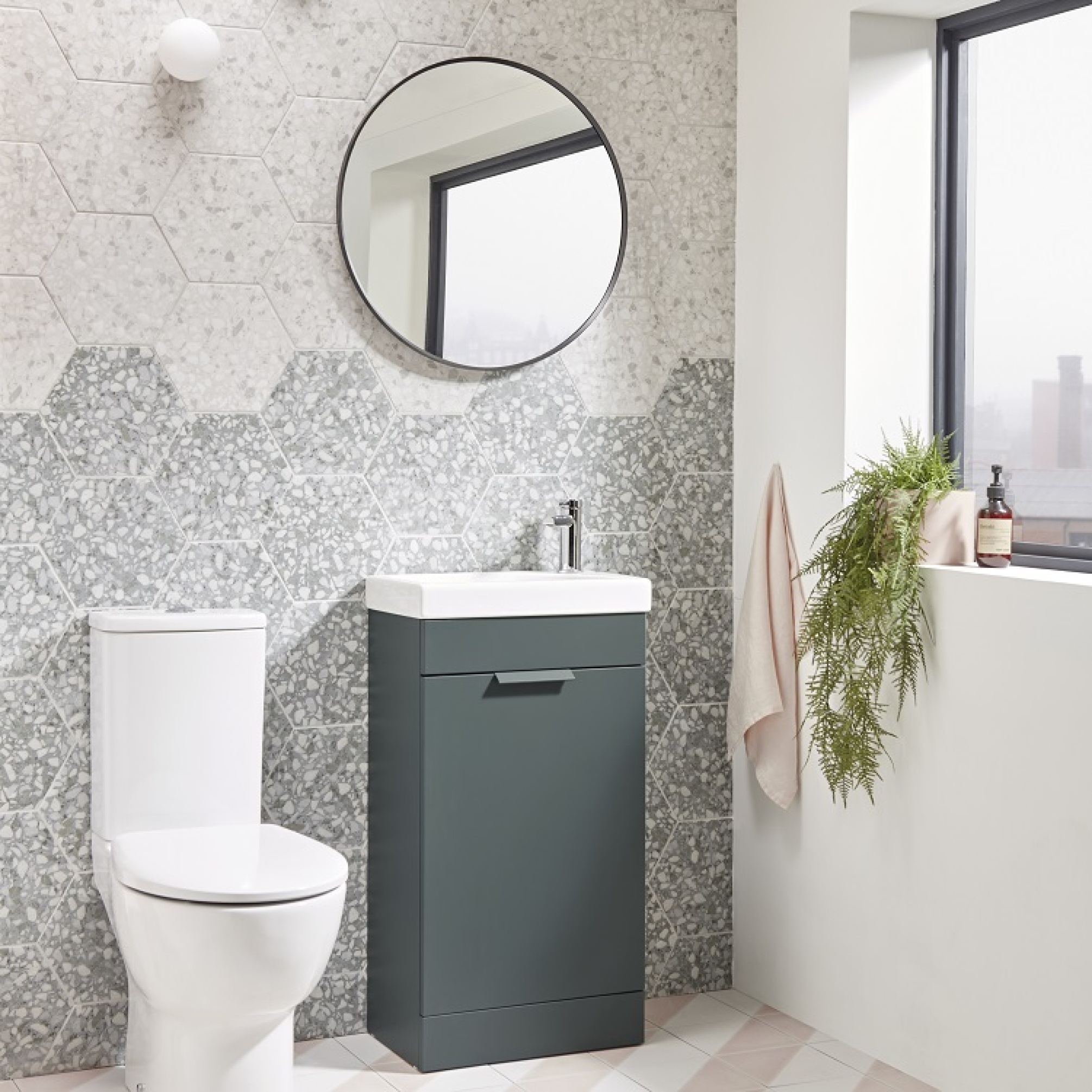 Roper Rhodes 450mm Juniper Green Freestanding Unit | Sanctuary Bathrooms