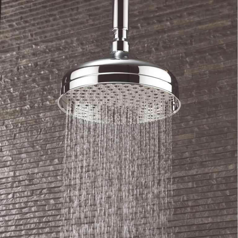 Crosswater Belgravia Chrome 200mm Shower Head | Sanctuary Bathrooms