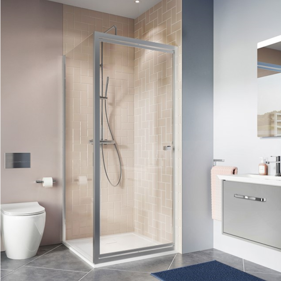 Crosswater Clear 6 Infold Shower Door | Sanctuary Bathrooms
