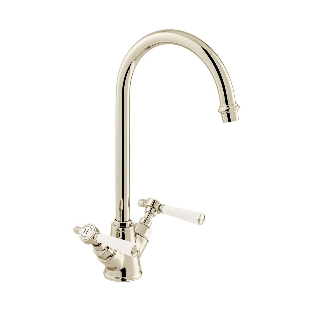 Booth & Co. Axbridge Lever Nickel Kitchen Mixer | Sanctuary Bathrooms