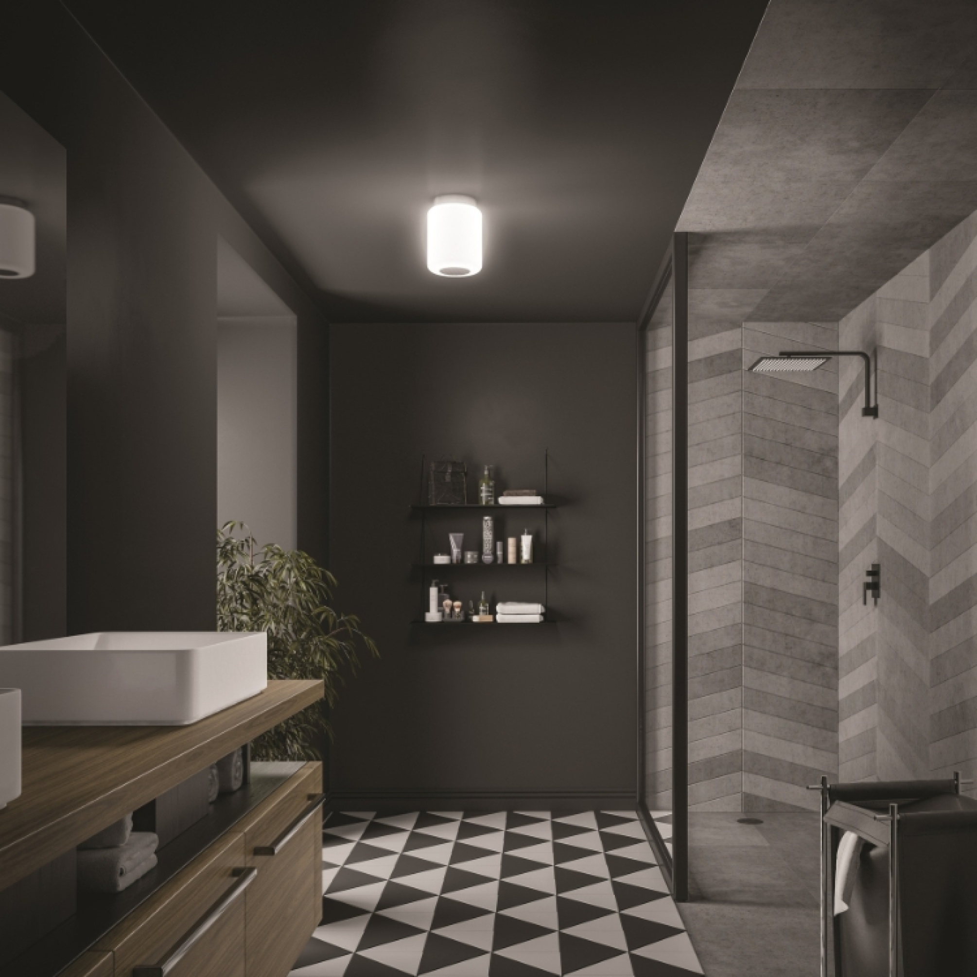 hib. Rhythm Bluetooth LED Ceiling Light | Sanctuary Bathrooms