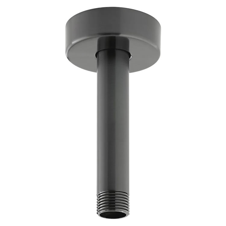Vado Individual Black Ceiling Mounted Shower Arm | Sanctuary Bathrooms