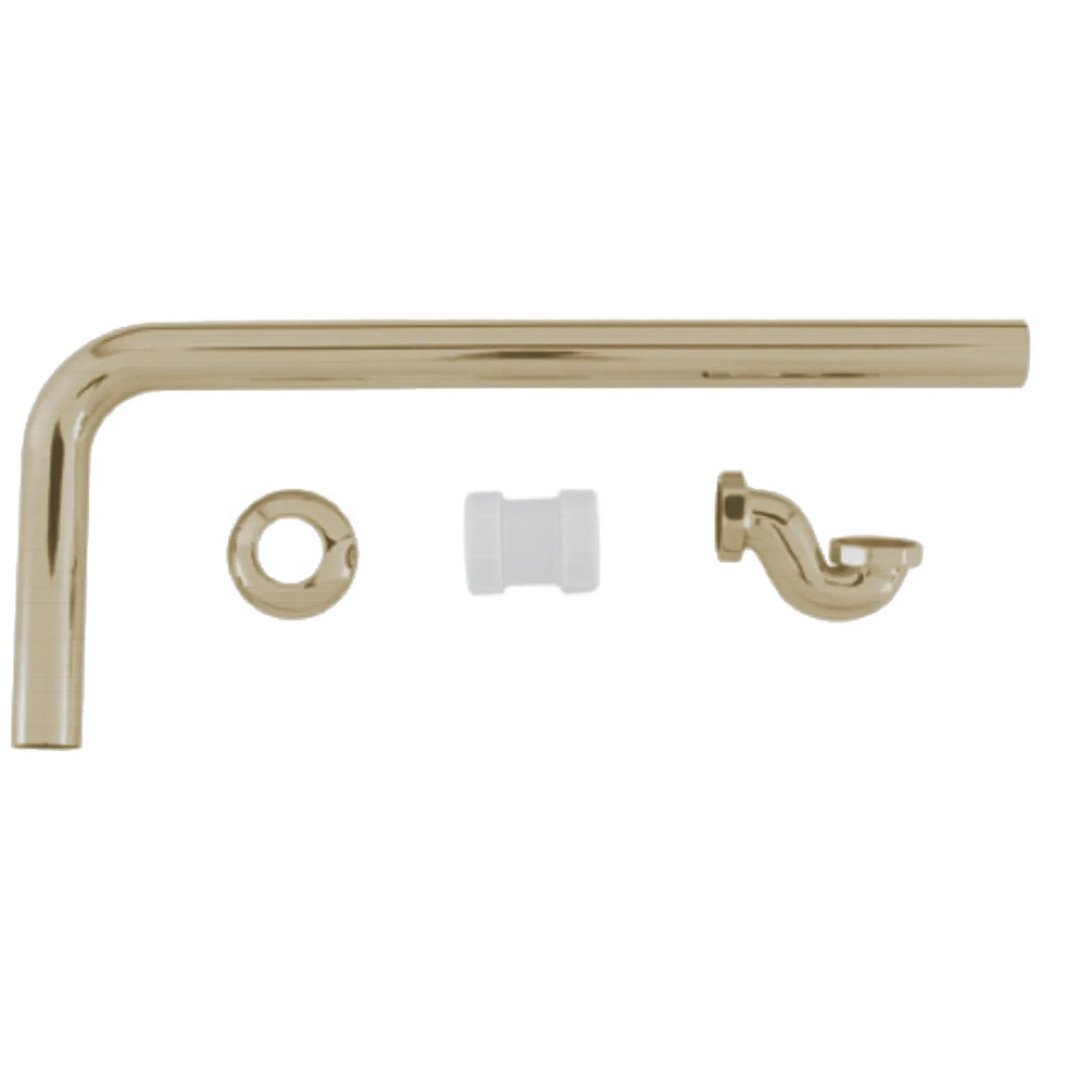 BC Sanitan Brushed Gold Exposed Low Bath Trap & Adaptor