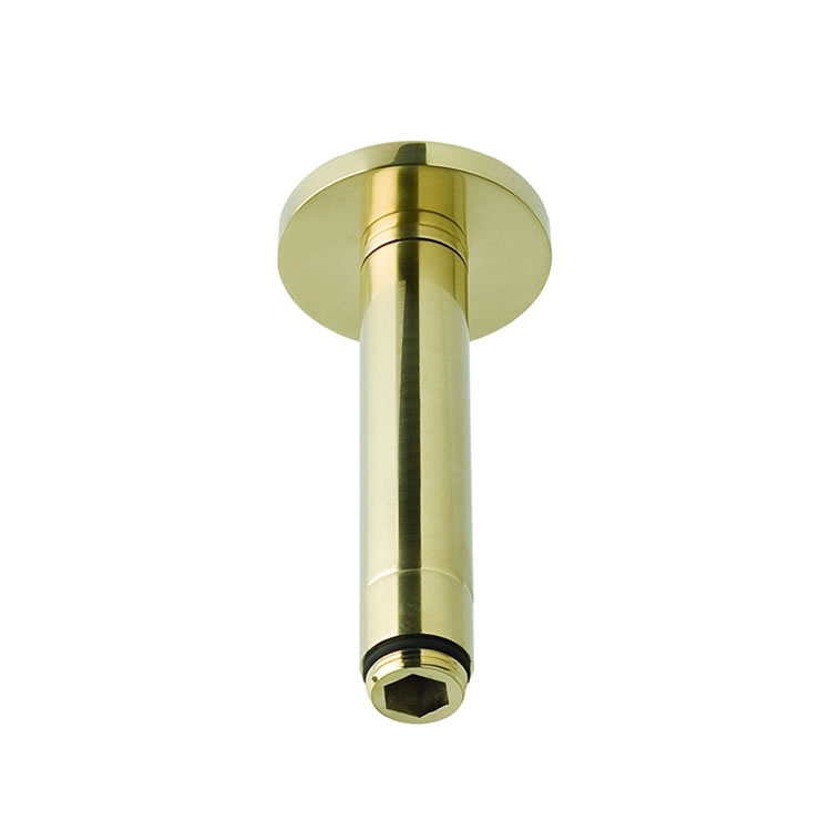 BC Designs Victrion Brushed Gold Ceiling Shower Arm | Sanctuary Bathrooms