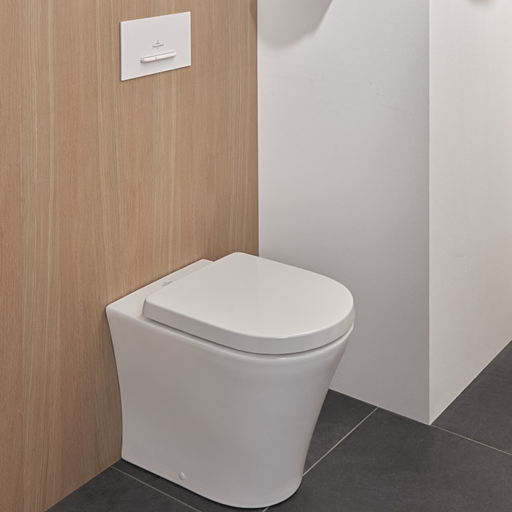 Villeroy & Boch White ViConnect E300/300S Flush Plate | Sanctuary Bathrooms