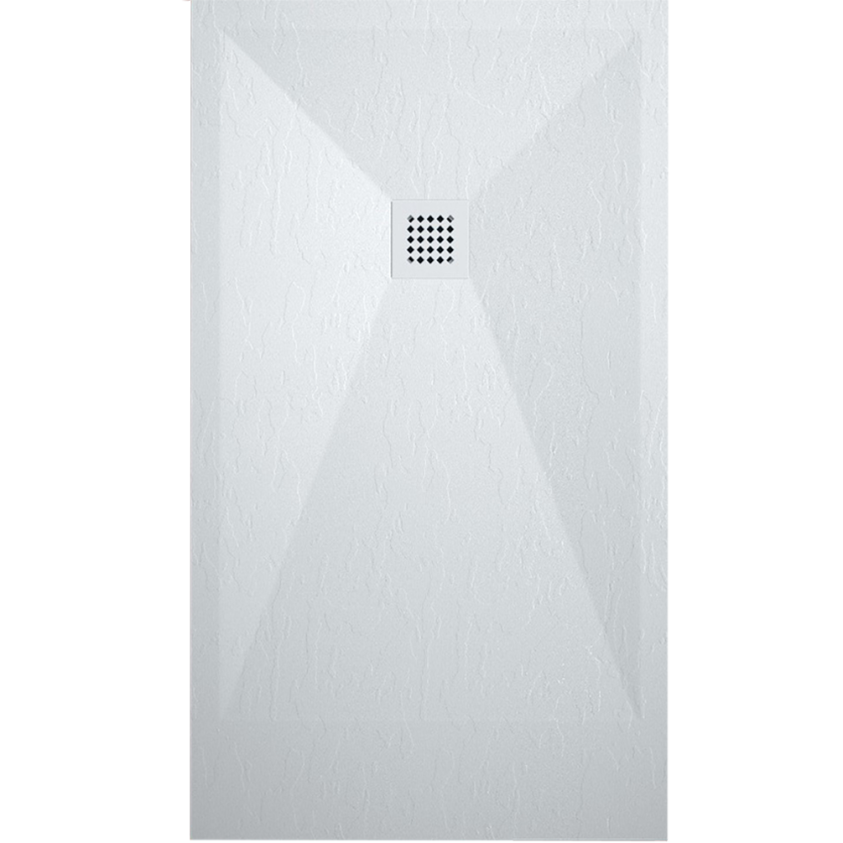 Onyx White Slate 1500mm x 1000mm Stone Resin Shower Tray | Sanctuary