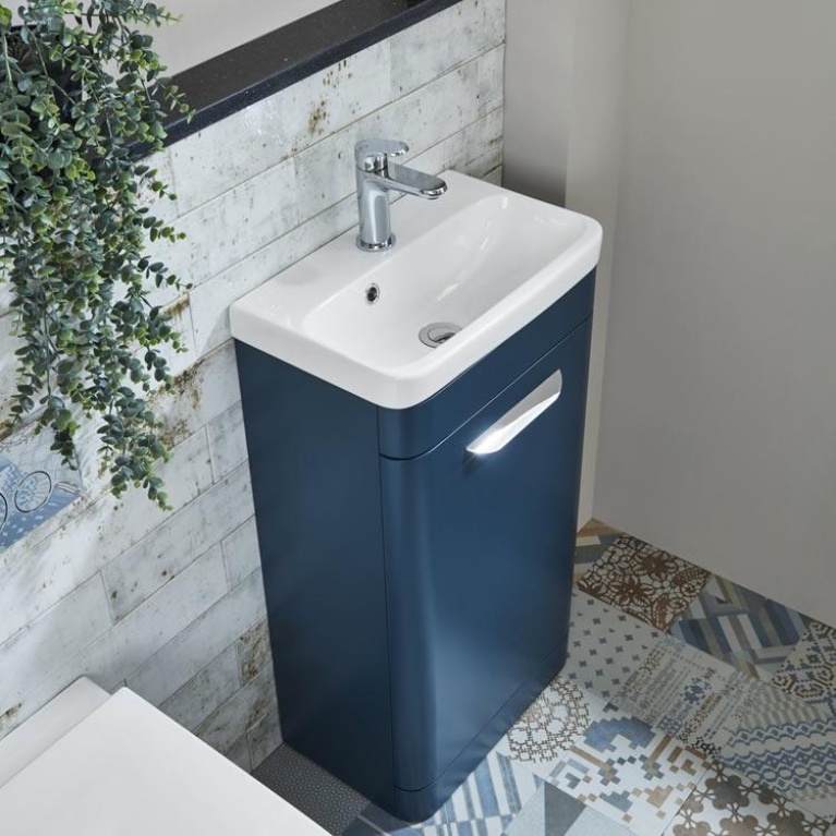 Roper Rhodes System 450 Derwent Blue Cloakroom Unit | Sanctuary Bathrooms