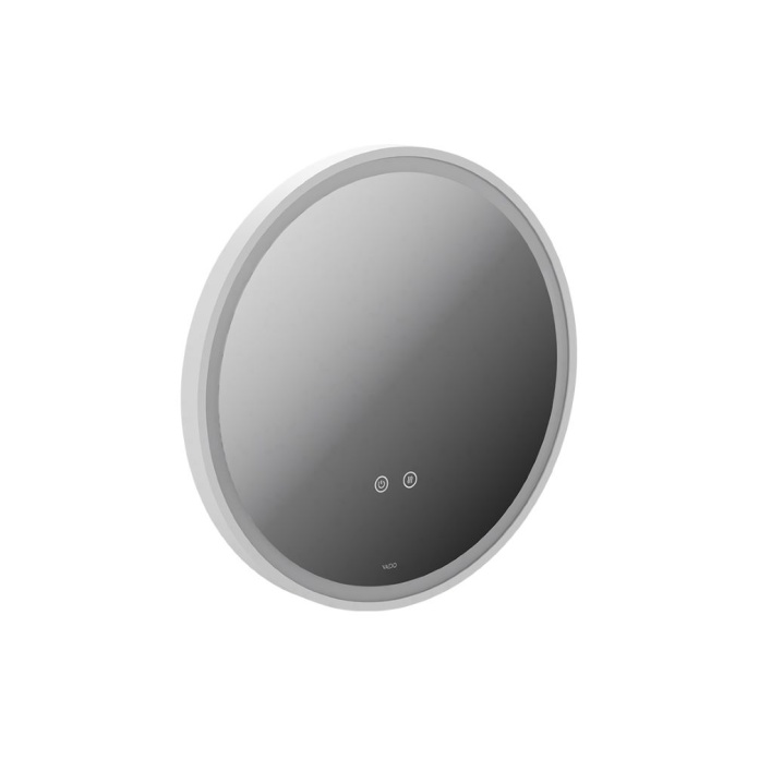 Vado Cameo 500mm Illuminated Round White Mirror | Sanctuary