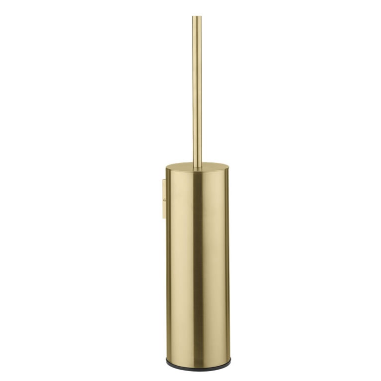 Crosswater 3ONE6 Brushed Brass Toilet Brush Holder | Sanctuary