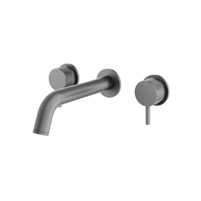 Abacus Iso Pro Anthracite Wall Basin Mixer | Sanctuary