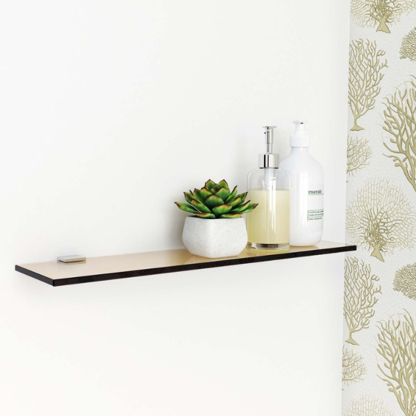 Origins Living Pier Glass Shelf Bronze | Sanctuary Bathrooms