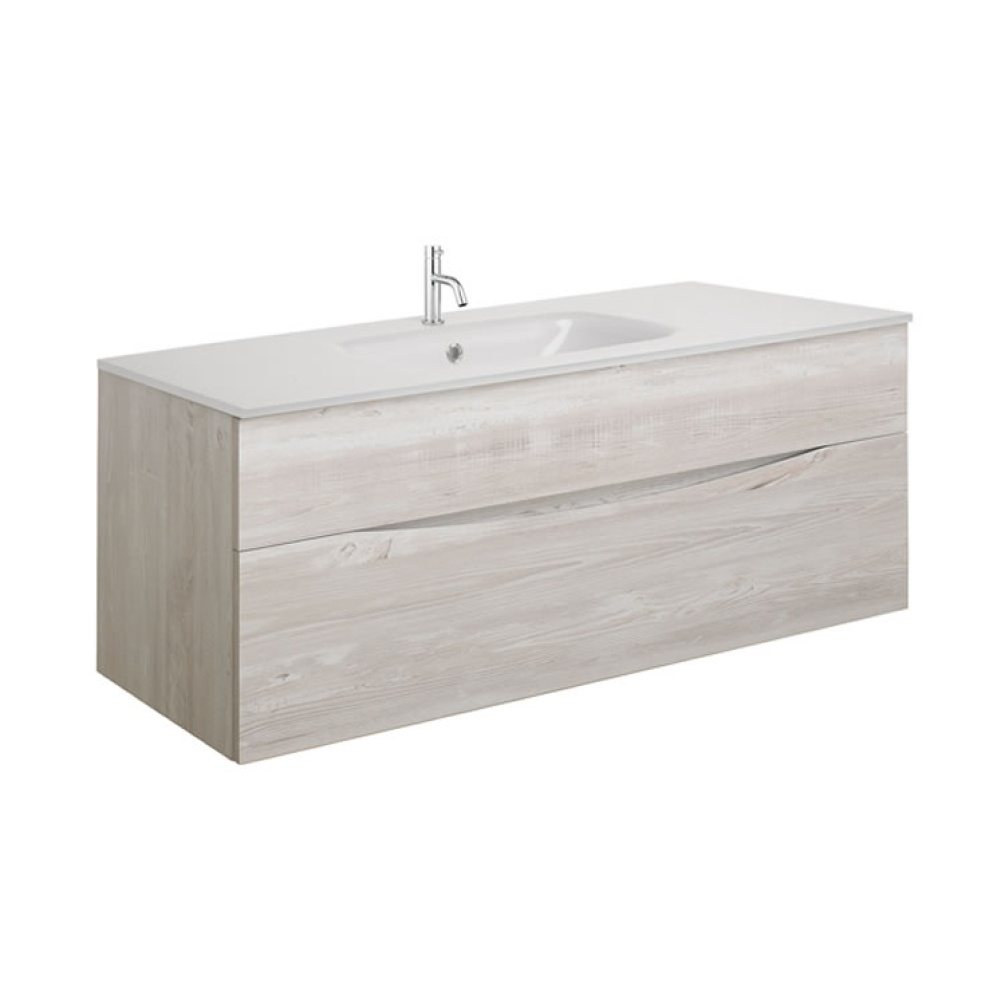 Crosswater Glide II Nordic Oak Vanity Unit & Basin | Sanctuary Bathrooms