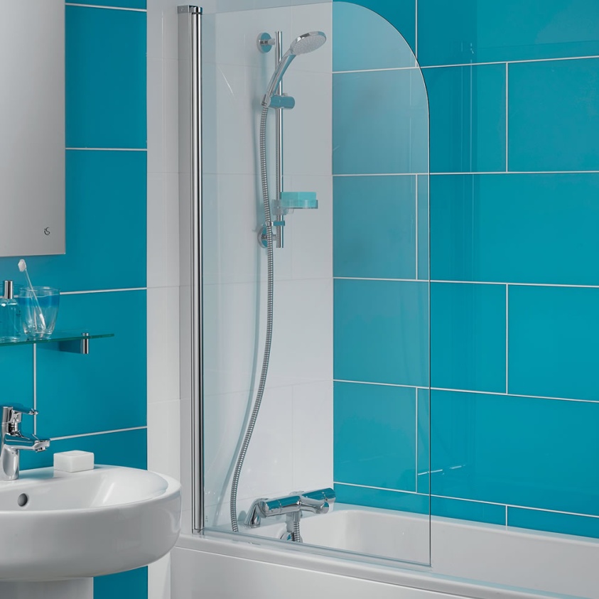 Ideal Standard Connect 2 Radius Hinged Bath Screen | Sanctuary Bathrooms