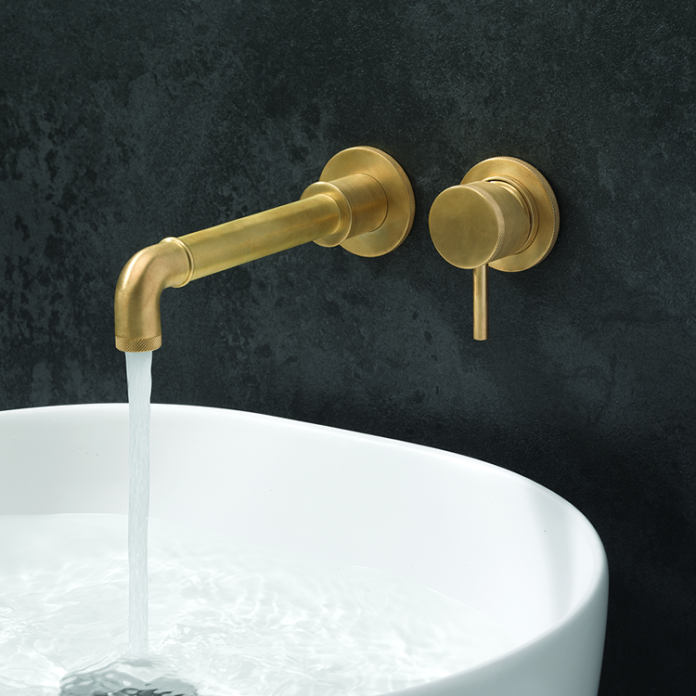 Crosswater MPRO Industrial Brushed Brass 2TH Basin Tap | Sanctuary ...