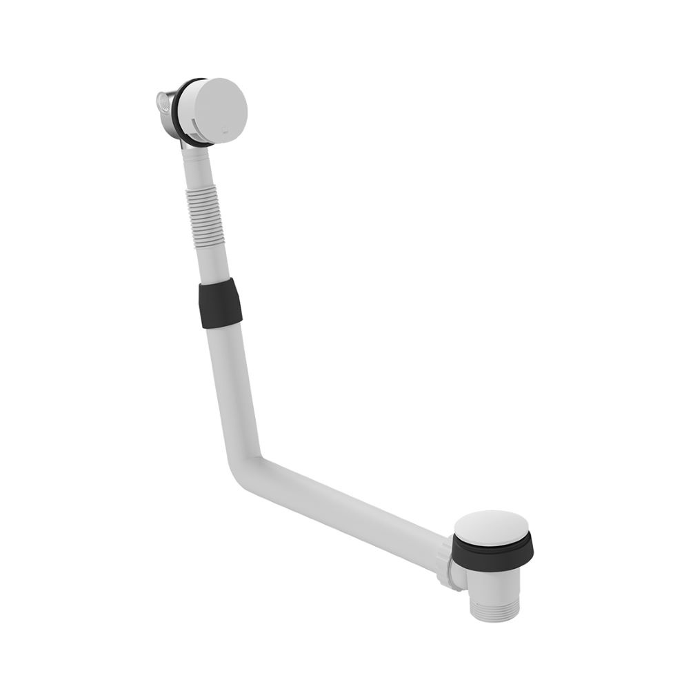Vado Cameo Matt White Bath Filler Waste + Overflow |Sanctuary